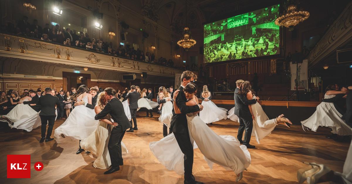 Ball-Fotos aus Graz: Die Maturanten der BHAK Grazbachgasse feierten einen glamourösen Ball